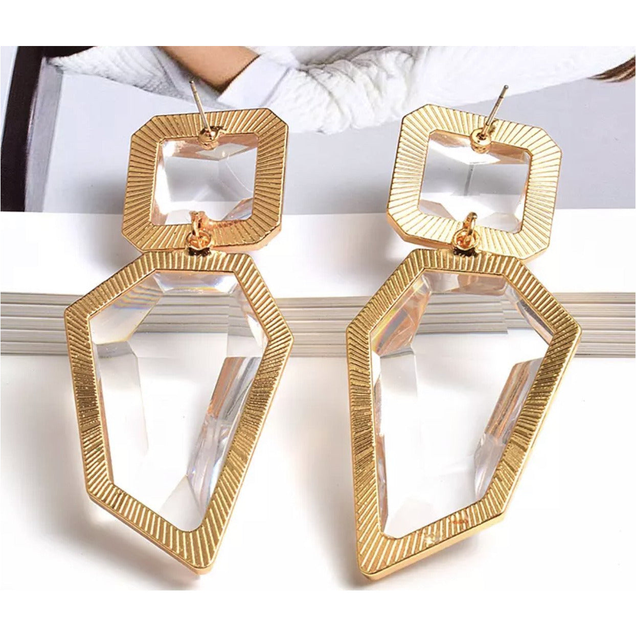 Vision (Transparent ) Earrings – CHARLI REBEL